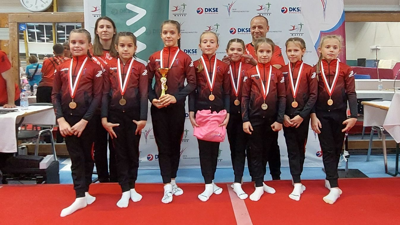 A DKSE fiatal tornászainak remeklése a hazai kupán